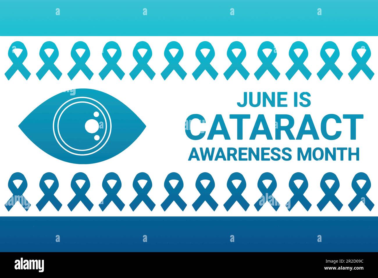 June is Cataract Awareness Month. Vector illustration. Suitable for ...