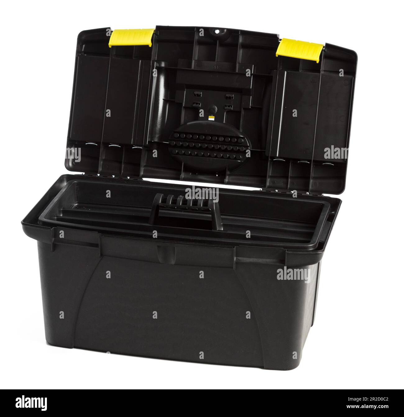 Toolkit box isolated on the white background Stock Photo - Alamy