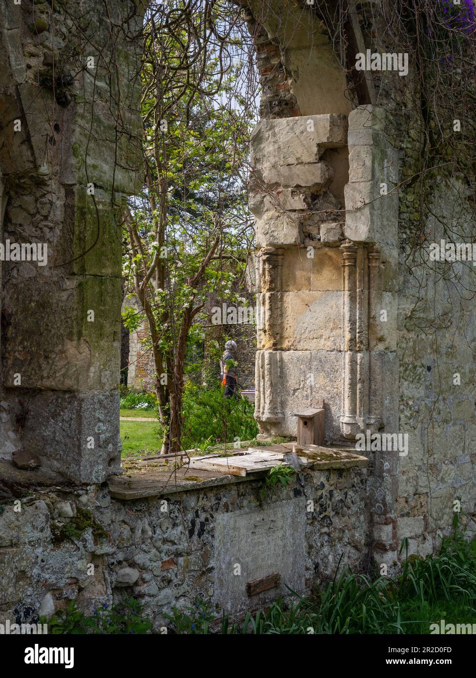 Clare Priory, said to be one of the oldest religious houses in England ...