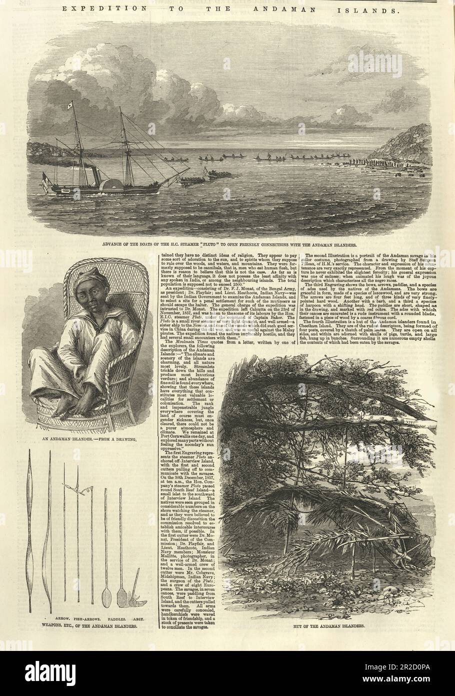 Scenes from an Expedition to the Andaman Islands, 1858, Victorian ...