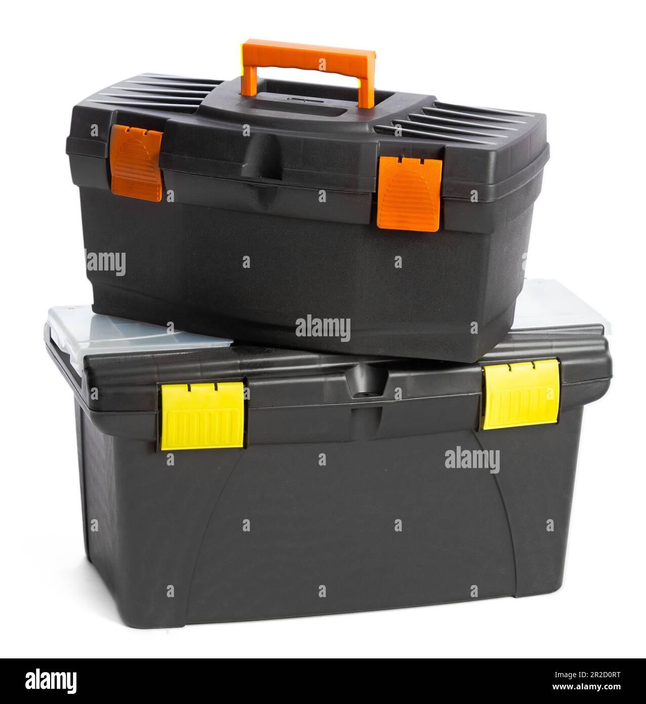 Toolkit box isolated on the white background Stock Photo - Alamy
