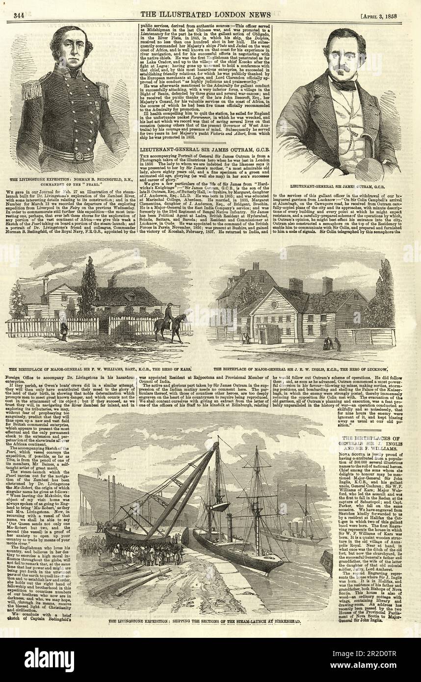 1859 newspaper hi-res stock photography and images - Alamy