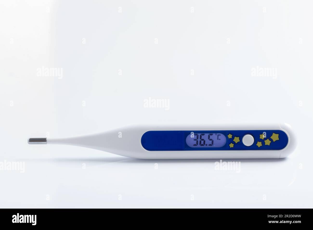 Electronic modern thermometer isolated Stock Photo - Alamy