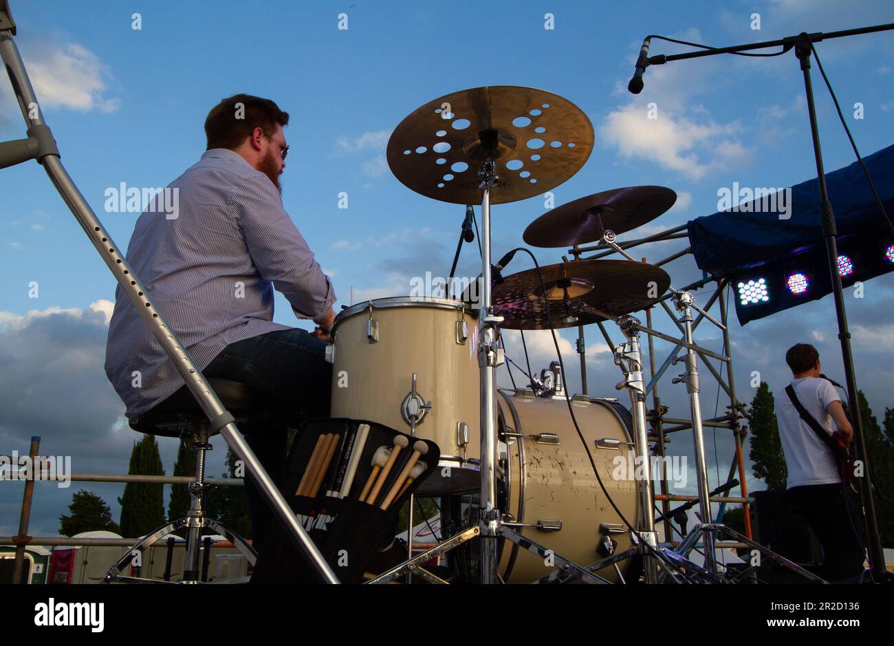 Bearded drummer hi-res stock photography and images - Alamy