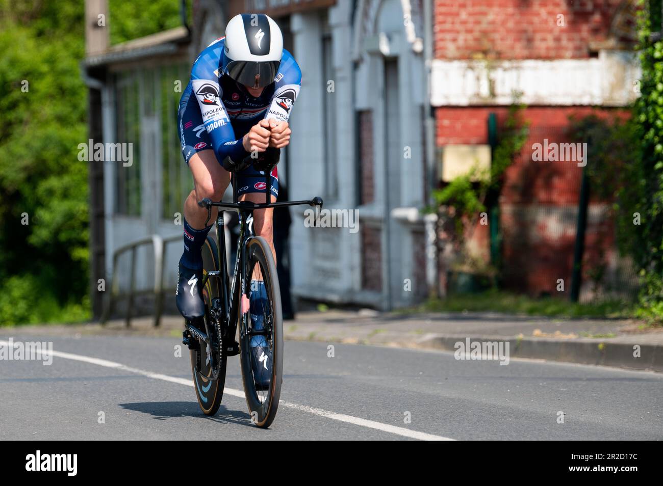 Tim Merlier in the time trial at the 4 Jours de Dunkerque GP des Hautes ...