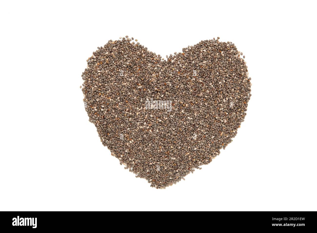 Chia seeds in heart hi-res stock photography and images - Alamy