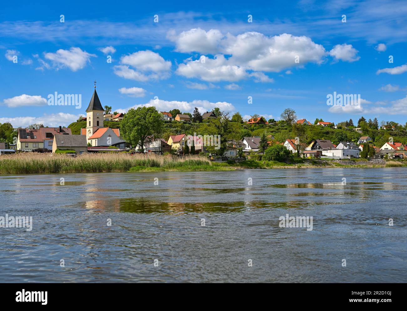 Lebus, Germany. 18th May, 2023. The town of Lebus on the German-Polish ...
