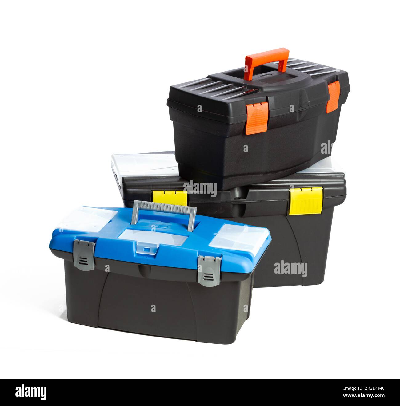 Toolkit box isolated on the white background Stock Photo - Alamy