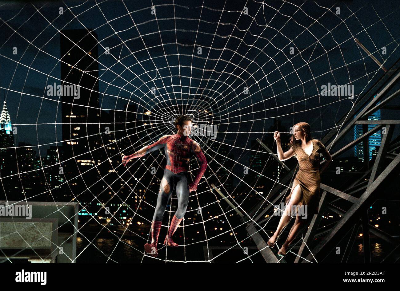 KIRSTEN DUNST and TOBEY MAGUIRE in SPIDER-MAN 2 (2004), directed by SAM ...