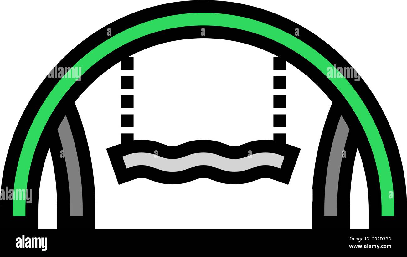 viper swing park outdoor kid play color icon vector illustration Stock ...