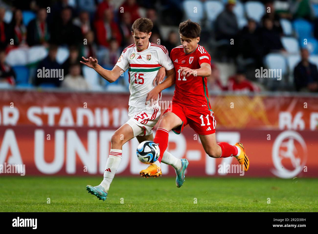 Budapest, Hungary, 17 May 2023. Joseph Hatch of Wales competes against ...