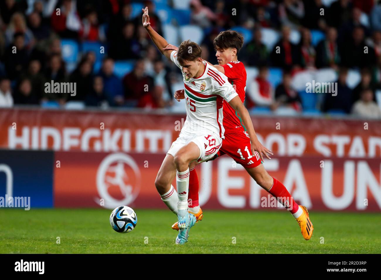 Budapest, Hungary, 17 May 2023. Joseph Hatch of Wales competes against ...