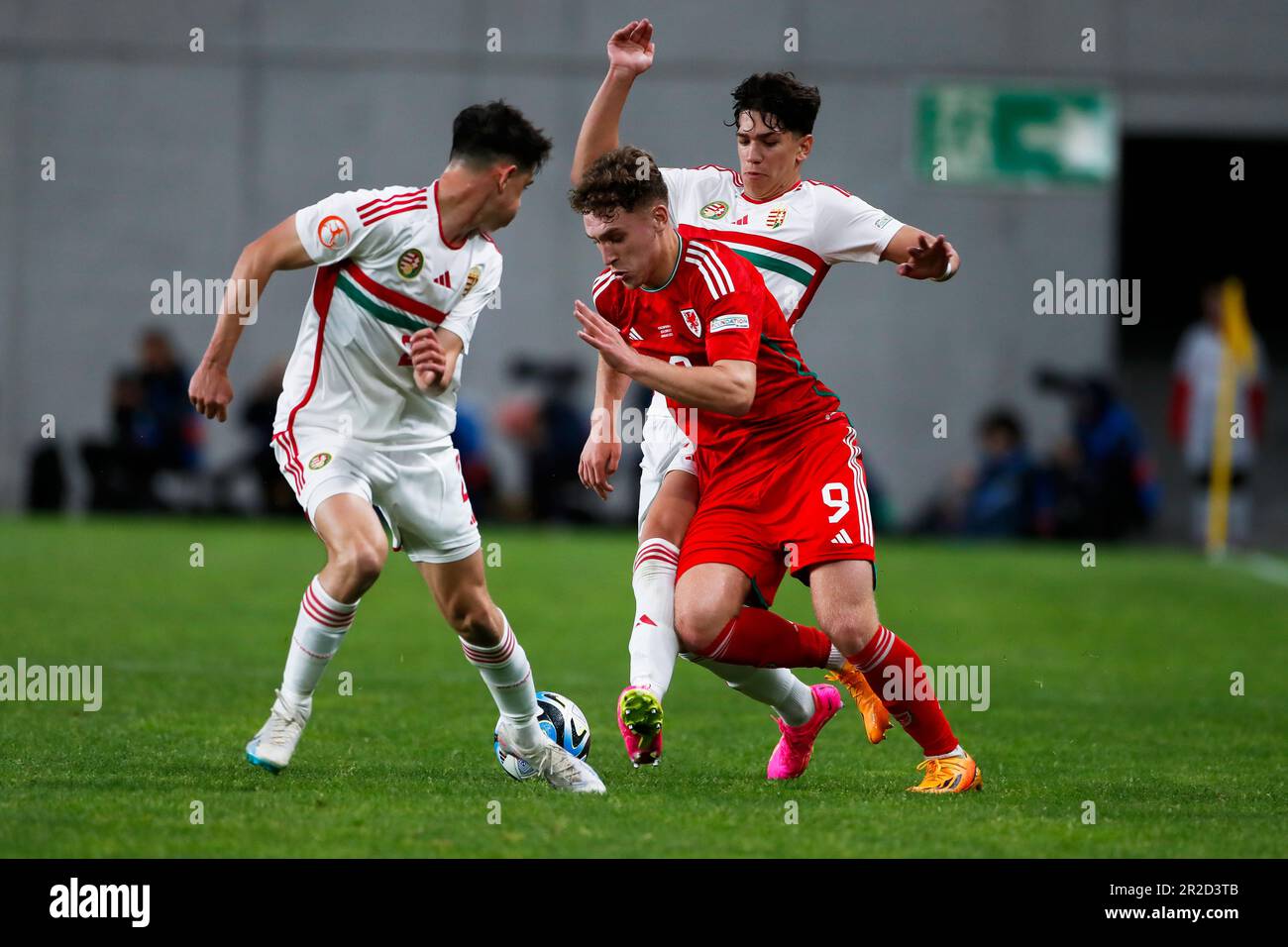 Budapest, Hungary, 17 May 2023. Iwan Morgan of Wales in action during ...