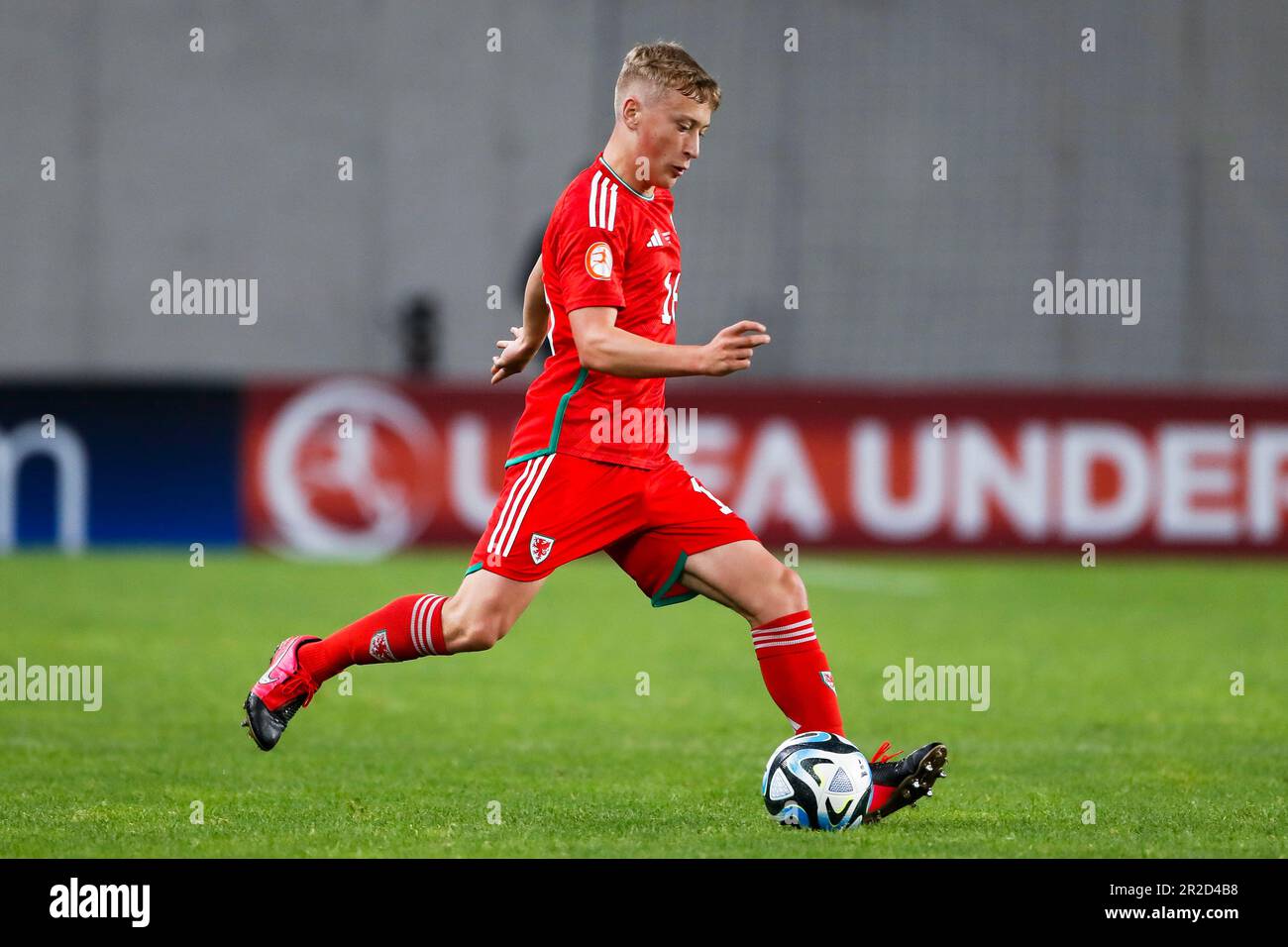 Budapest, Hungary, 17 May 2023. Jacob Cook of Wales in action during ...