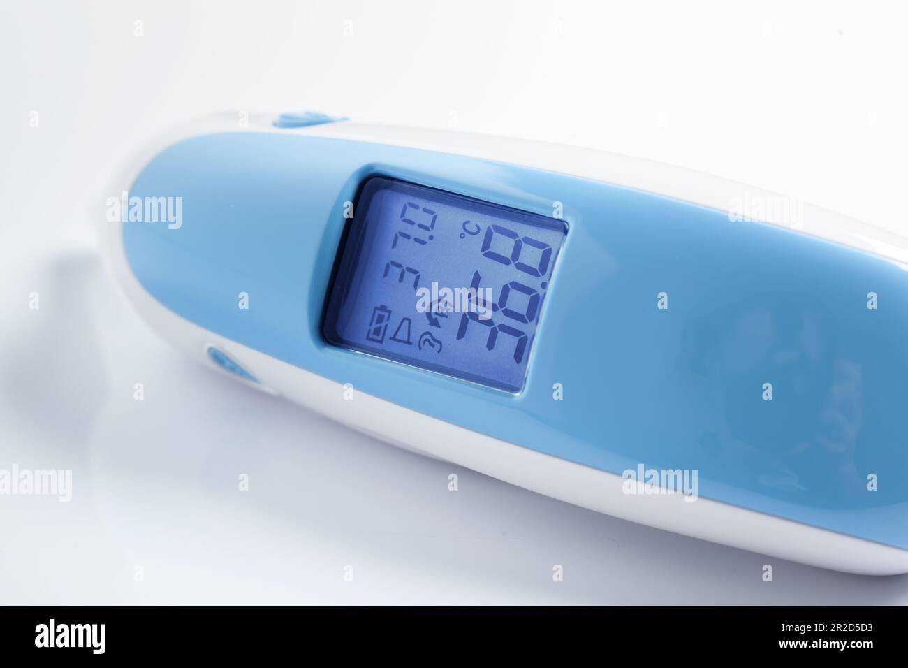 Electronic modern thermometer isolated Stock Photo - Alamy
