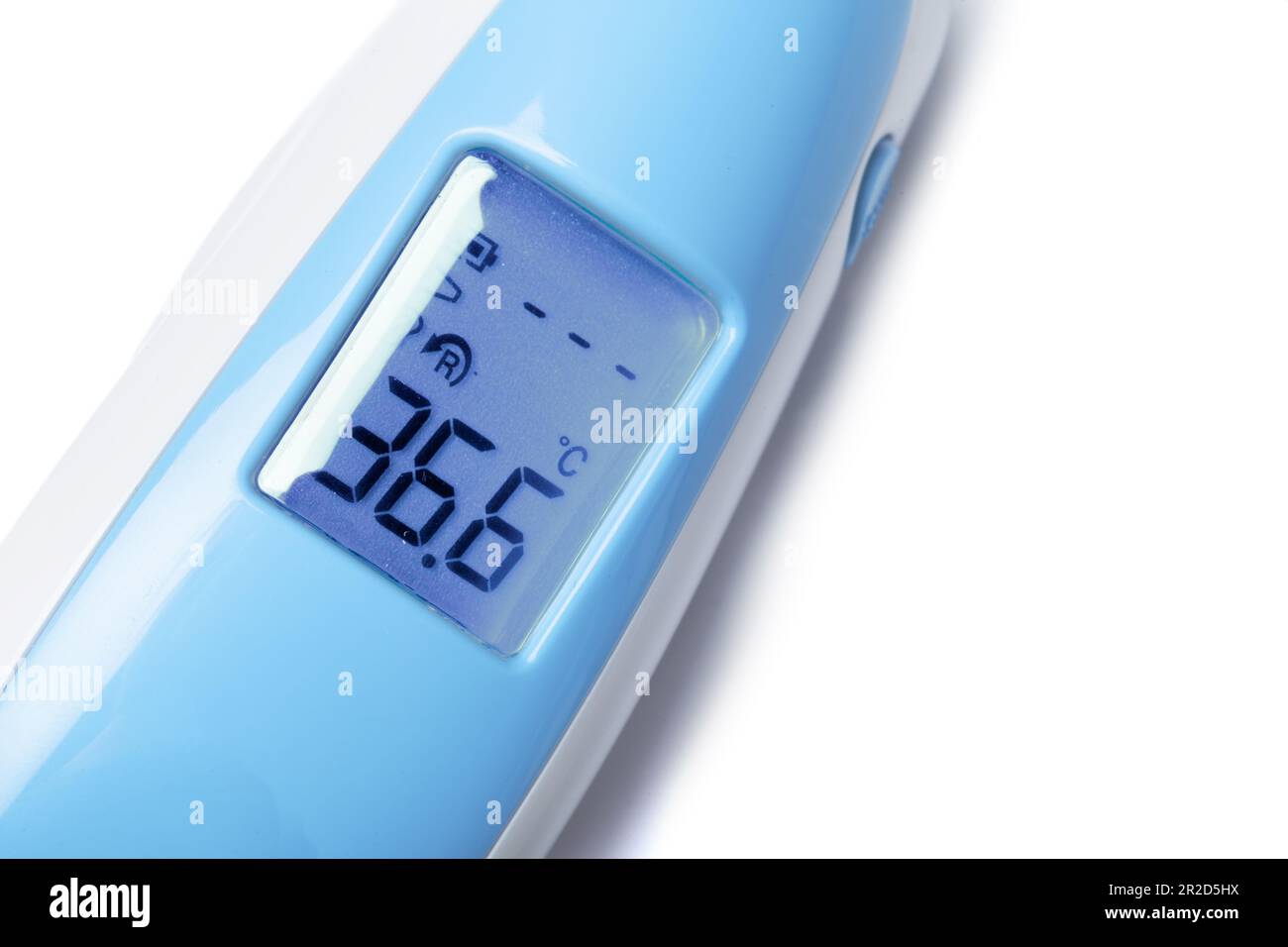 Electronic modern thermometer isolated Stock Photo - Alamy