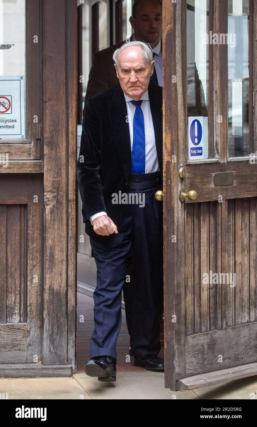 London, England, UK. 19th May, 2023. British billionaire Sir FREDERICK ...