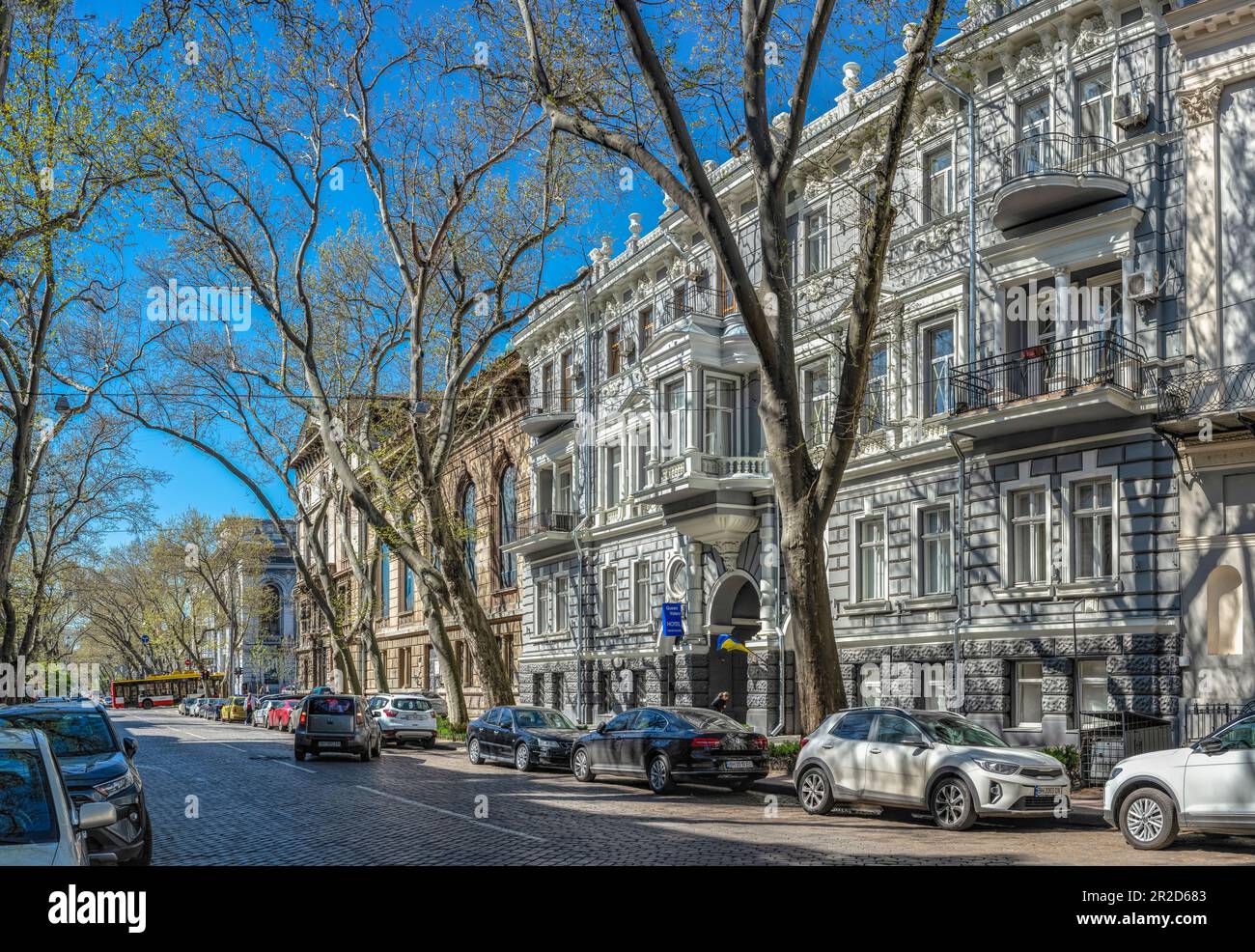 Pushkin street in Odessa, Ukraine Stock Photo - Alamy