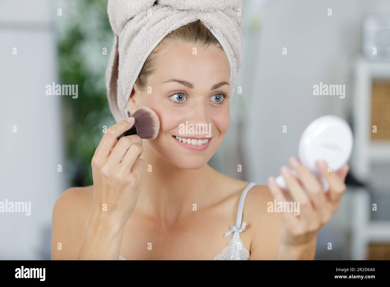 beautiful young woman with clean fresh perfect skin Stock Photo - Alamy