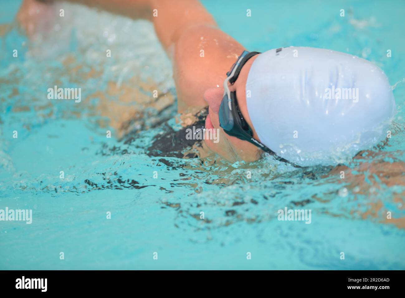 Individual swimmer hi-res stock photography and images - Alamy