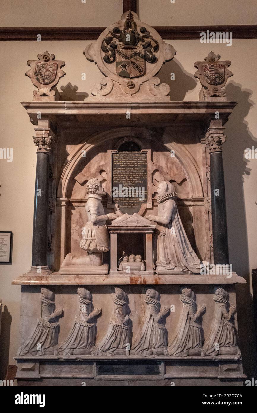 East Dean, May 12th 2023: Selwyn family memorial at St Mary the Virgin ...