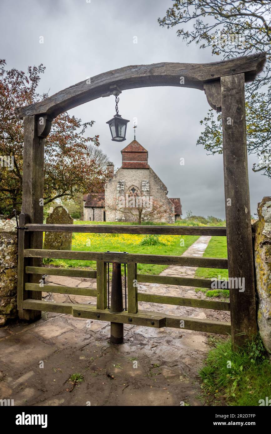 East Dean, May 12th 2023: Tapsel gate at St Mary the Virgin church ...