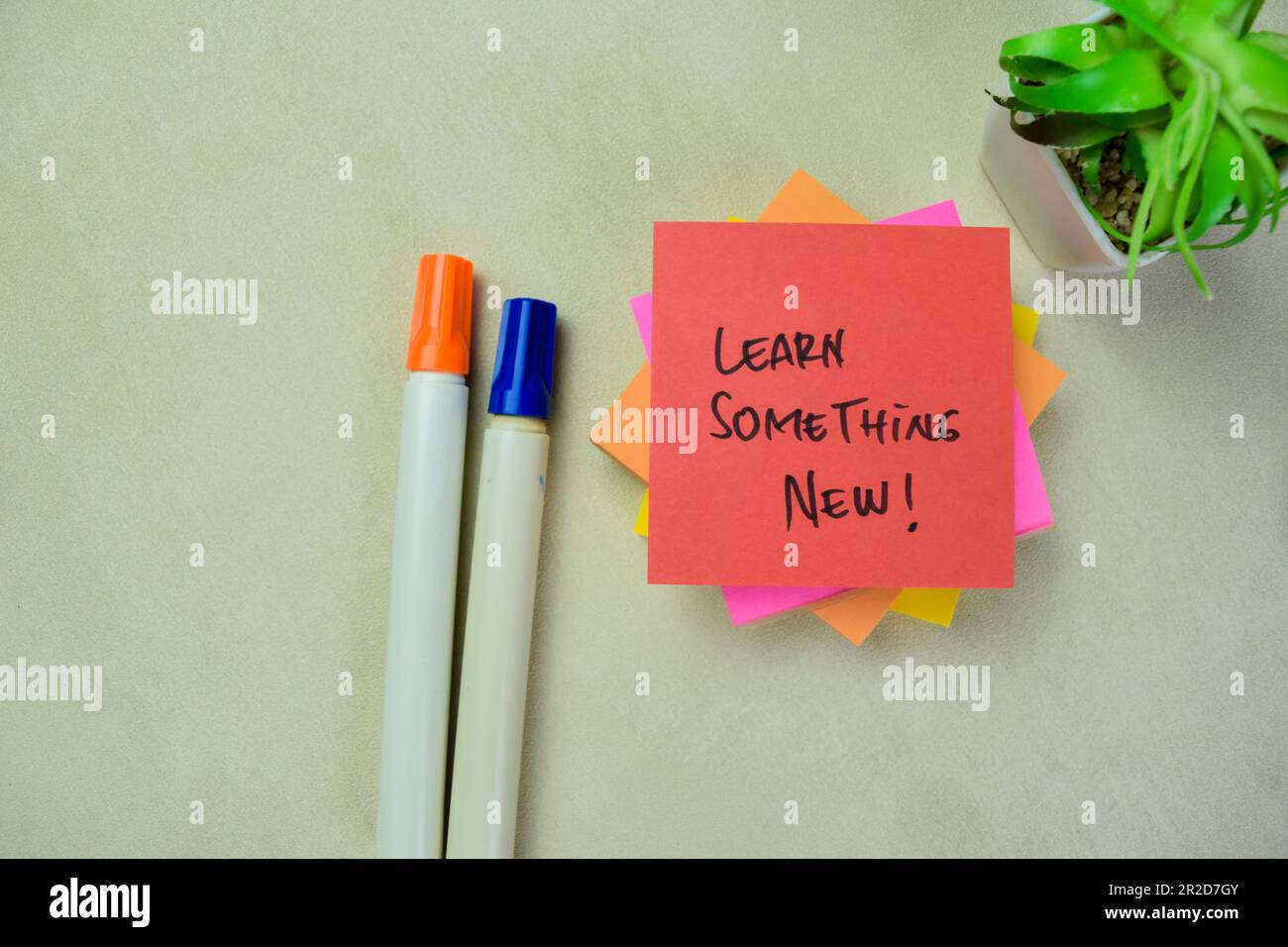 Learn something new message hi-res stock photography and images - Alamy
