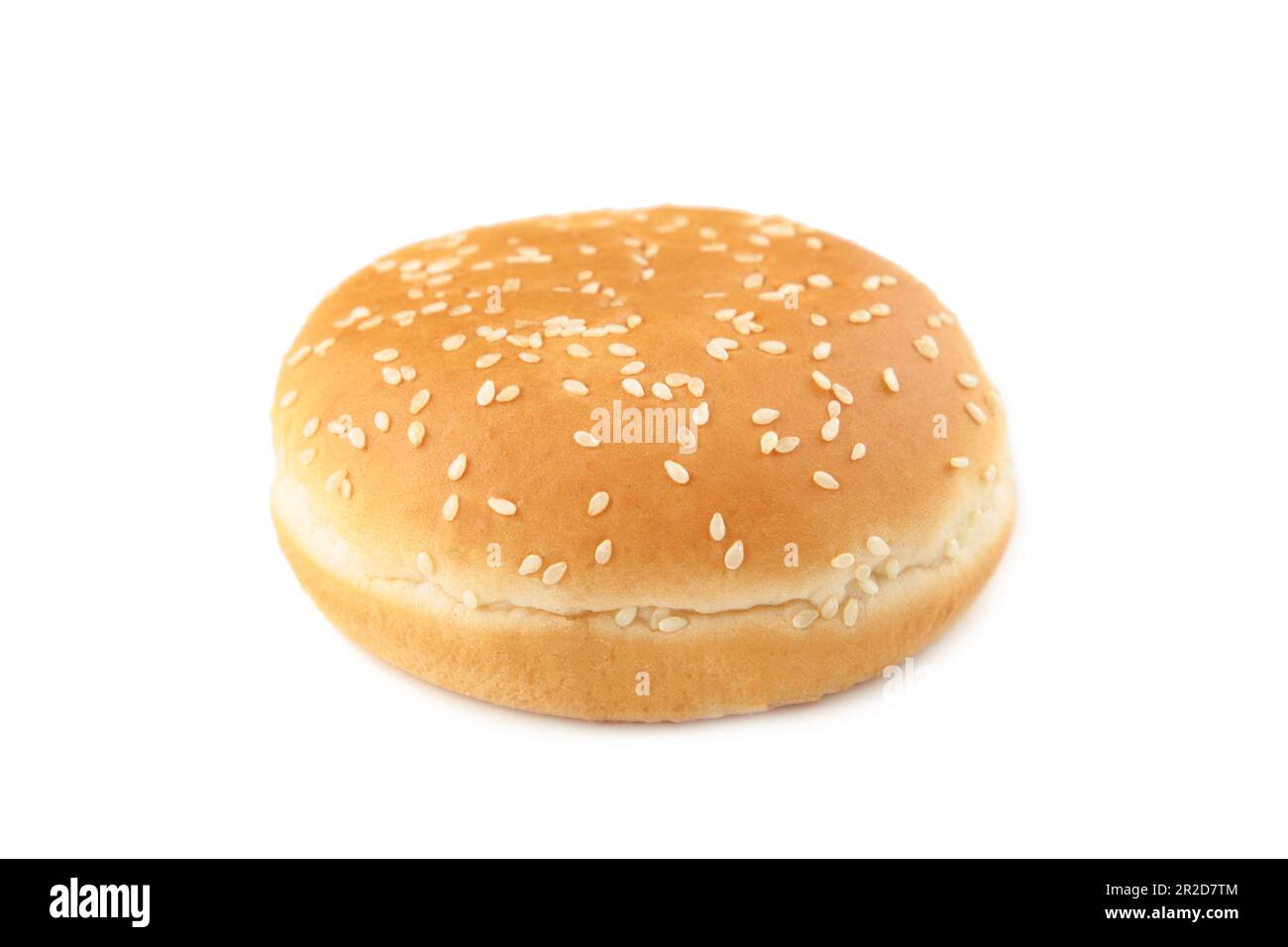 Hamburger bun top view Cut Out Stock Images & Pictures - Alamy