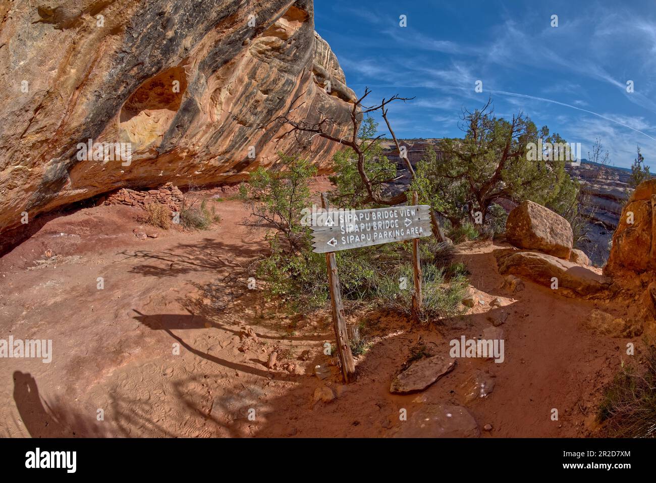 Natural bridges national monument sign hi-res stock photography and ...