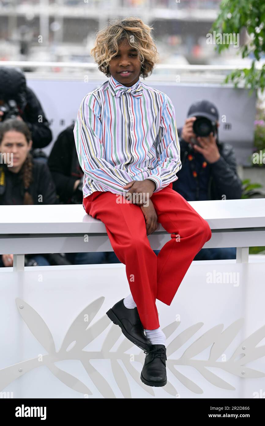 Aswan Reid attending the photocall for The New Boy during the 76th ...