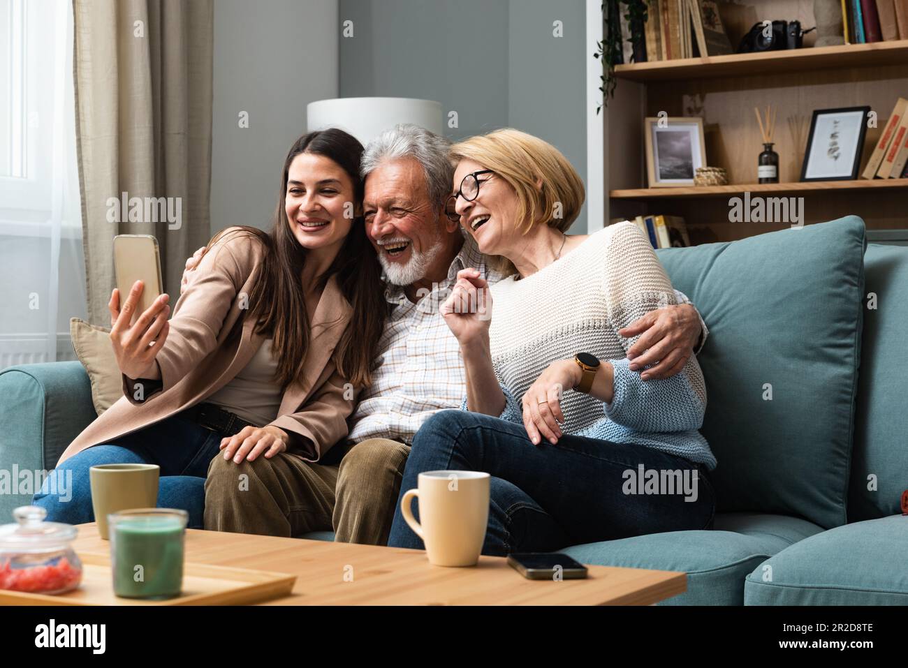 Visit grandparents hi-res stock photography and images - Alamy