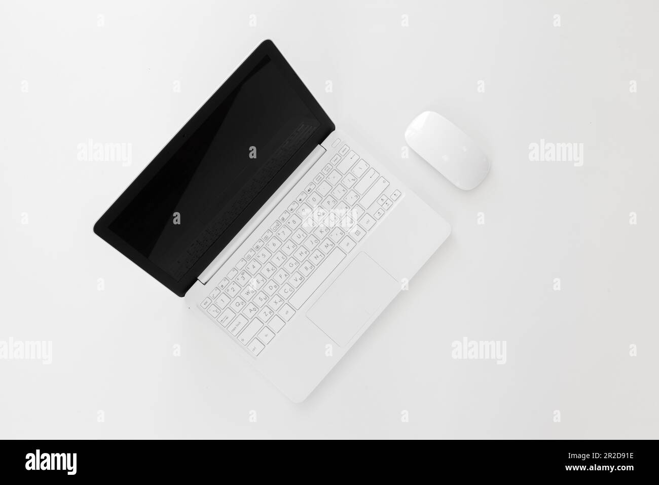 Office table with keyboard Stock Photo - Alamy