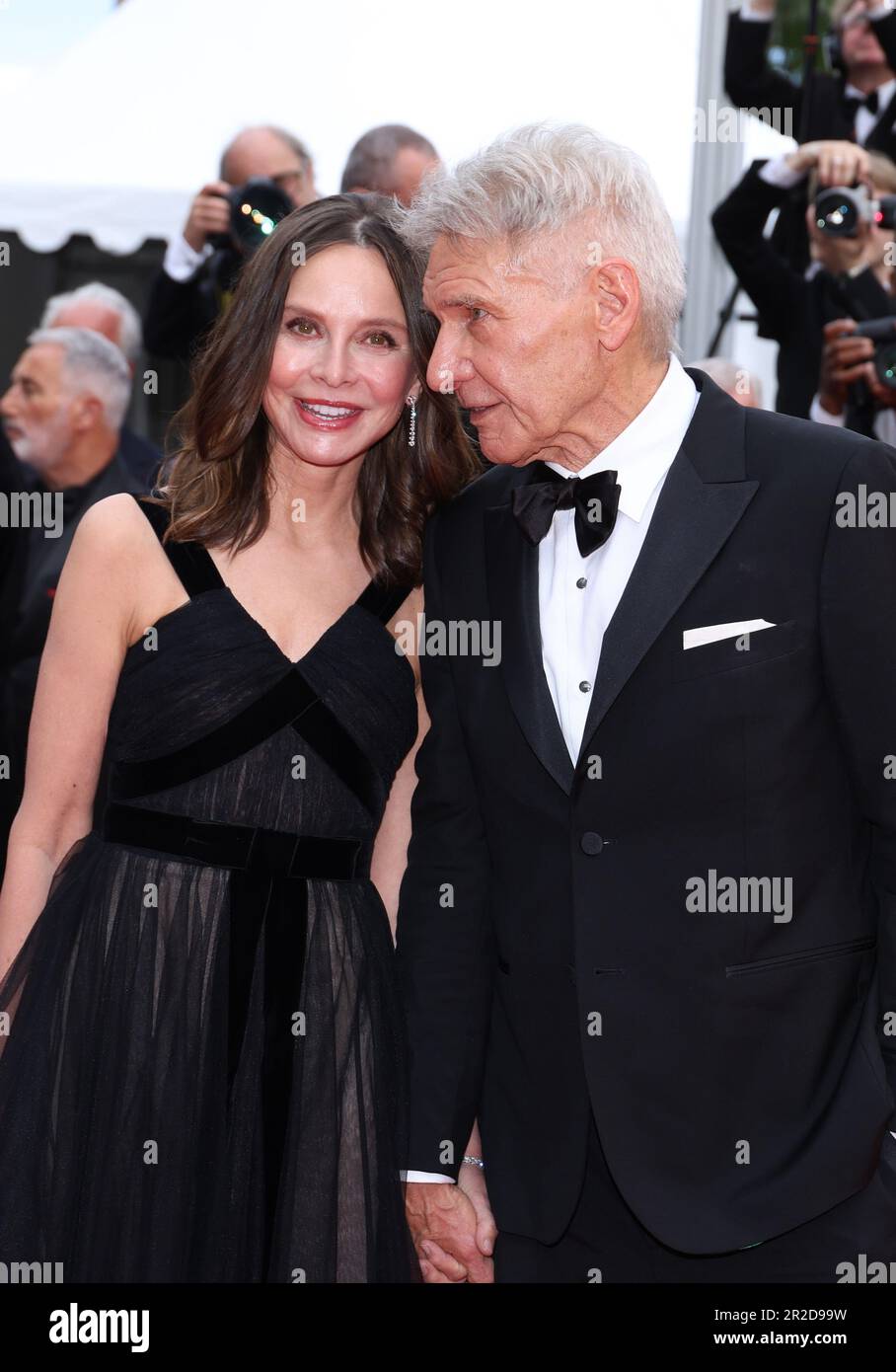 Harrison Ford, Calista Flockhart attend the "Indiana Jones And The Dial Of Destiny" red carpet ...