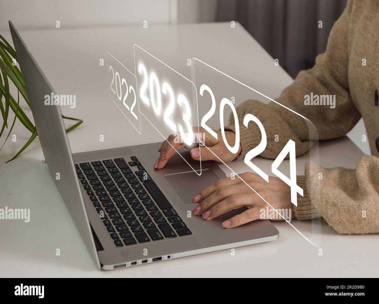 Development of successful economic growth in 2022, 2023 to 2024 concept ...