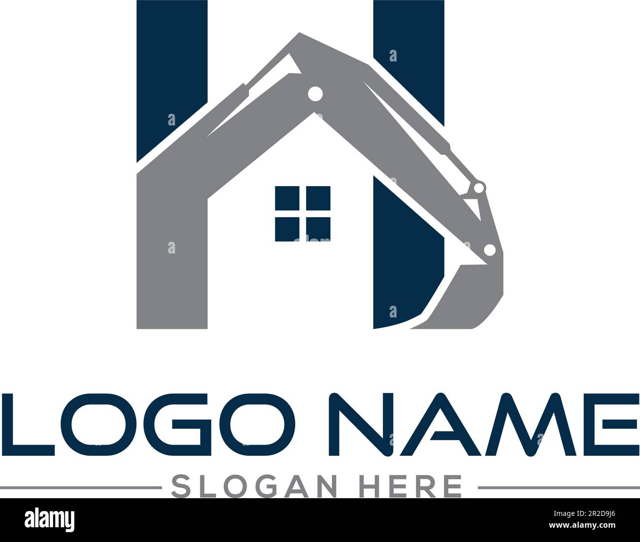 Construction logo h hi-res stock photography and images - Alamy