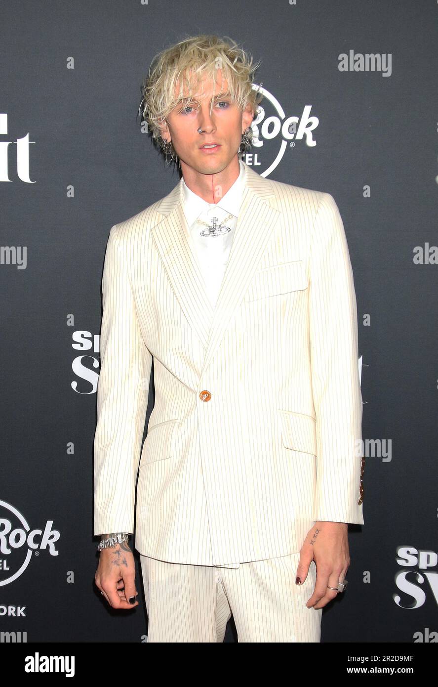 New York, NY, USA. 18th May, 2023. Mechine Gun Kelly at the 2023 Sports ...