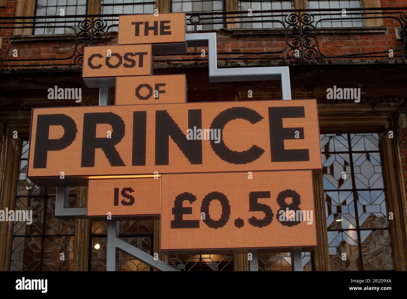Installation sculpture in the garden frontage of the Royal Society of ...