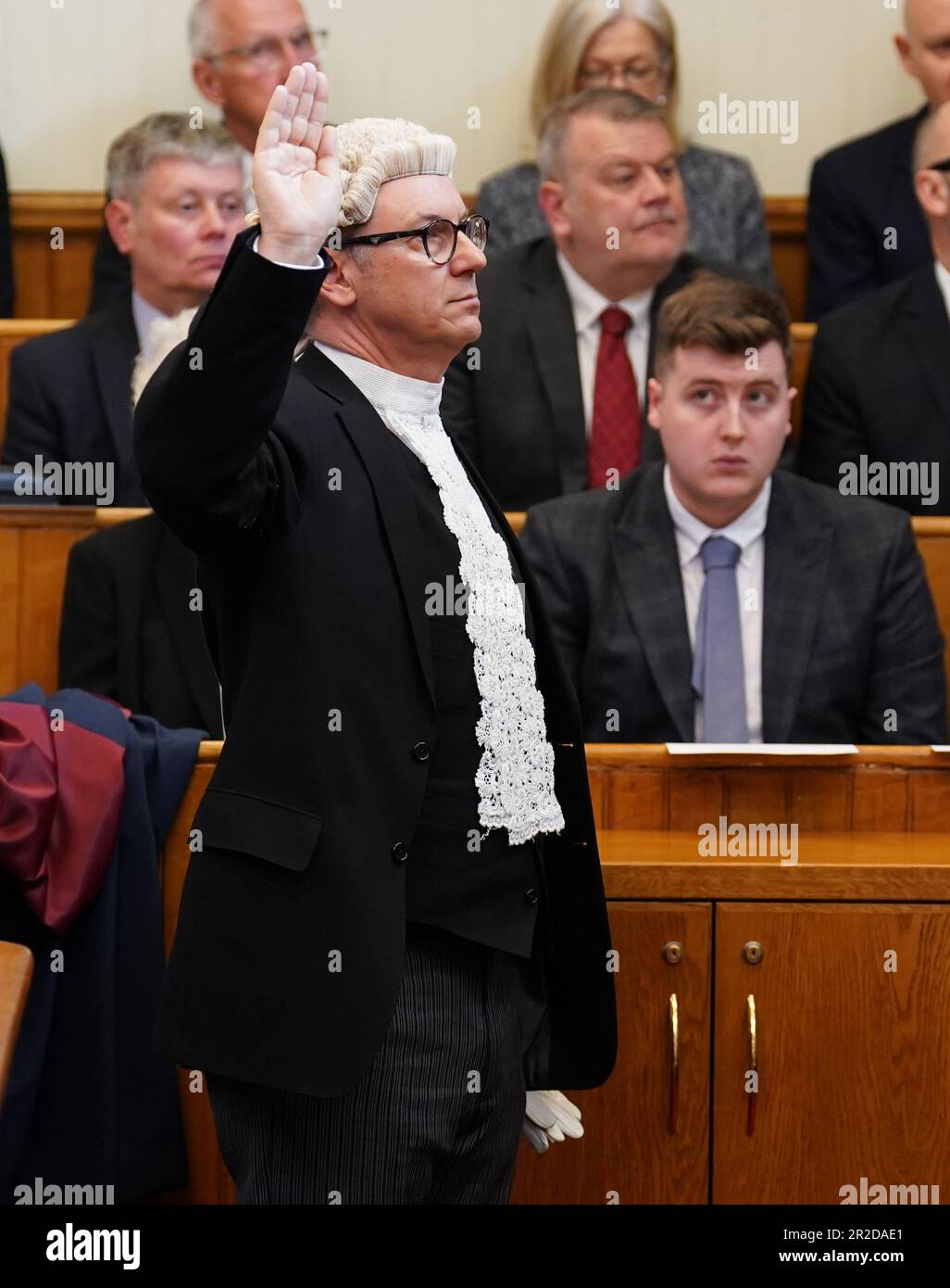 Sheriff Principal Craig Turnbull as he is installed as a Senator of the ...