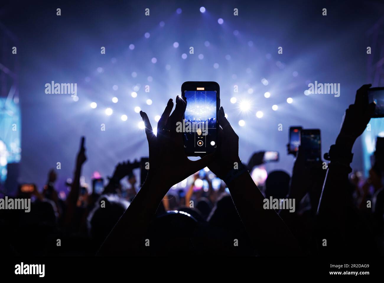 Shooting stage using smart phone hi-res stock photography and images ...