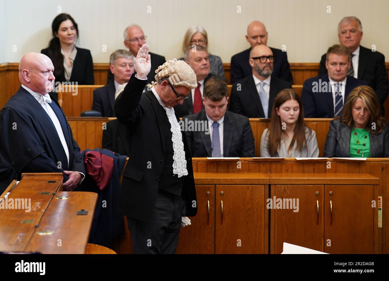 Sheriff Principal Craig Turnbull as he is installed as a Senator of the ...