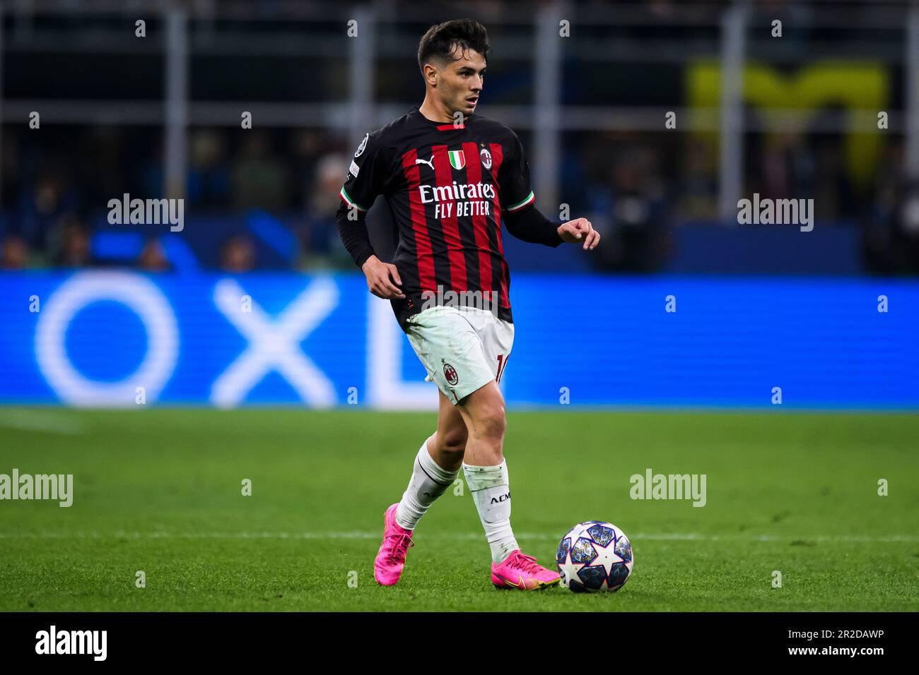 Milan, Italy. 16 May 2023. Brahim Diaz of AC Milan in action during the ...
