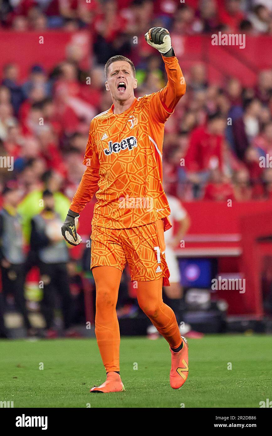 Seville, Spain. 18th May, 2023. Goalkeeper Wojciech Szczesny (1) of ...