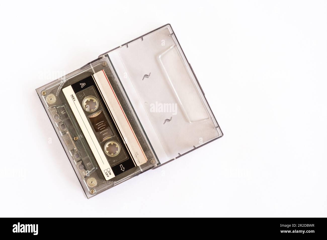 A tape in a cassette which is technology from the 90s, used for ...