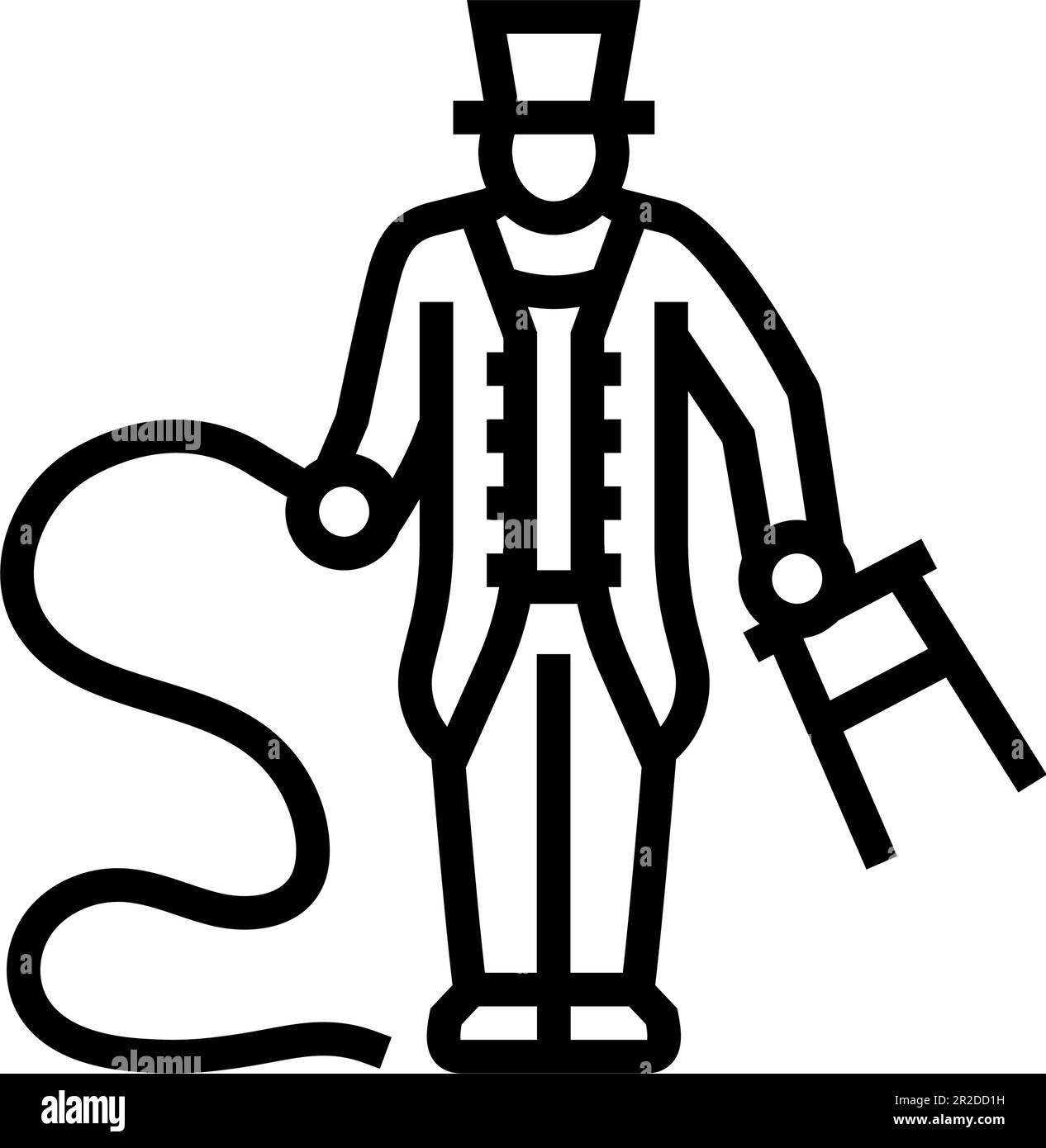 Lion Tamer Silhouette