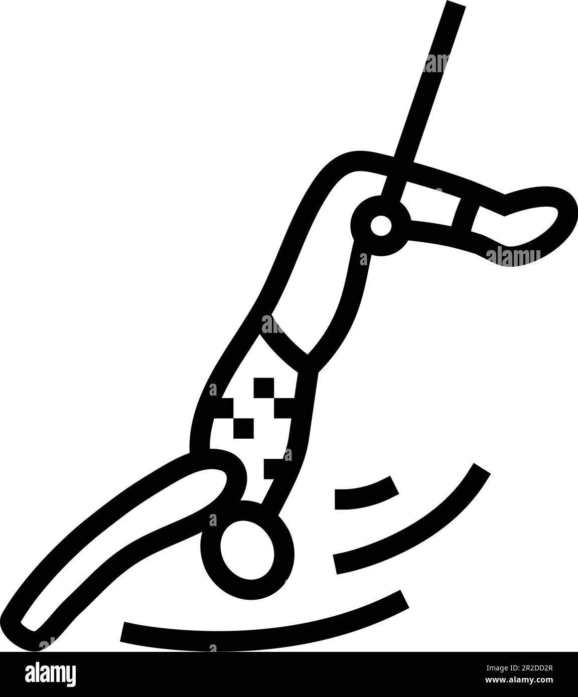 Trapeze artist vector illustration Stock Vector Images - Alamy