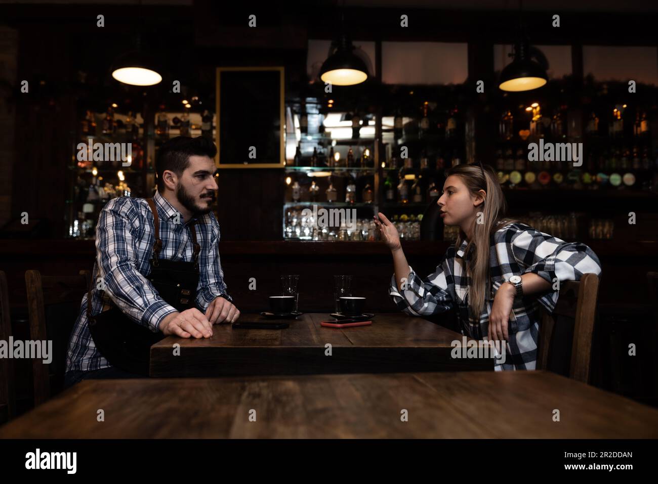 Bartender barista hi-res stock photography and images - Alamy
