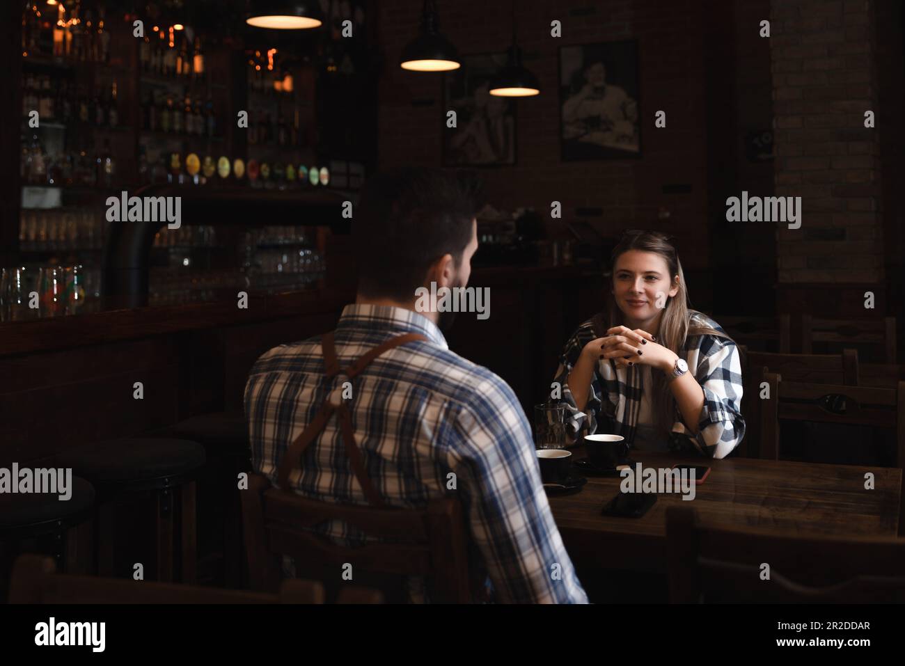 Bartender barista hi-res stock photography and images - Alamy