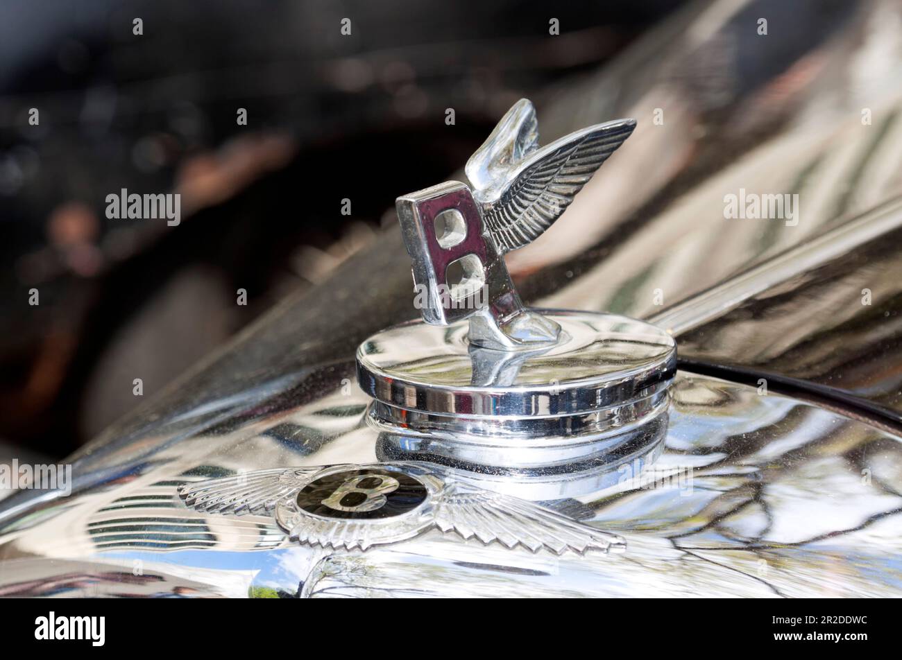 Bentley winged "B" badge bonnet (hood) ornament, Bentley, Classic Days ...