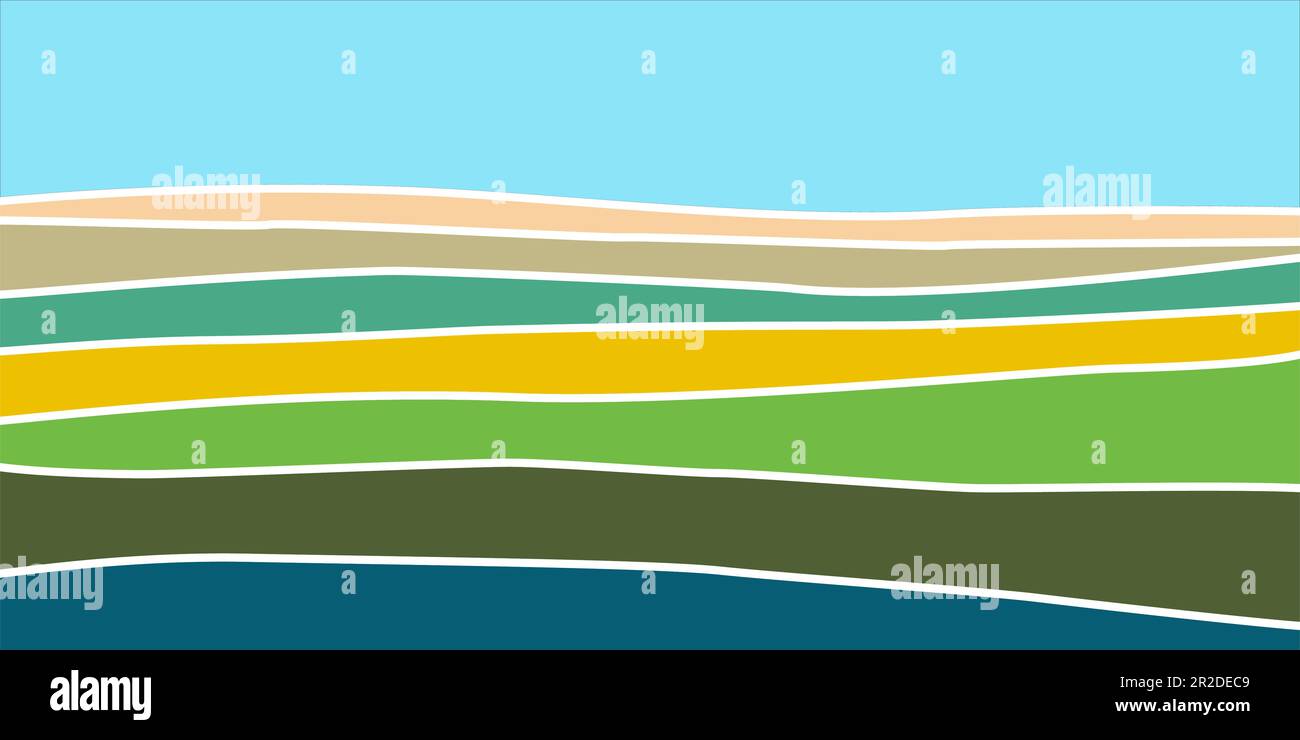 Abstract background with stripes in the style of the sixties and ...