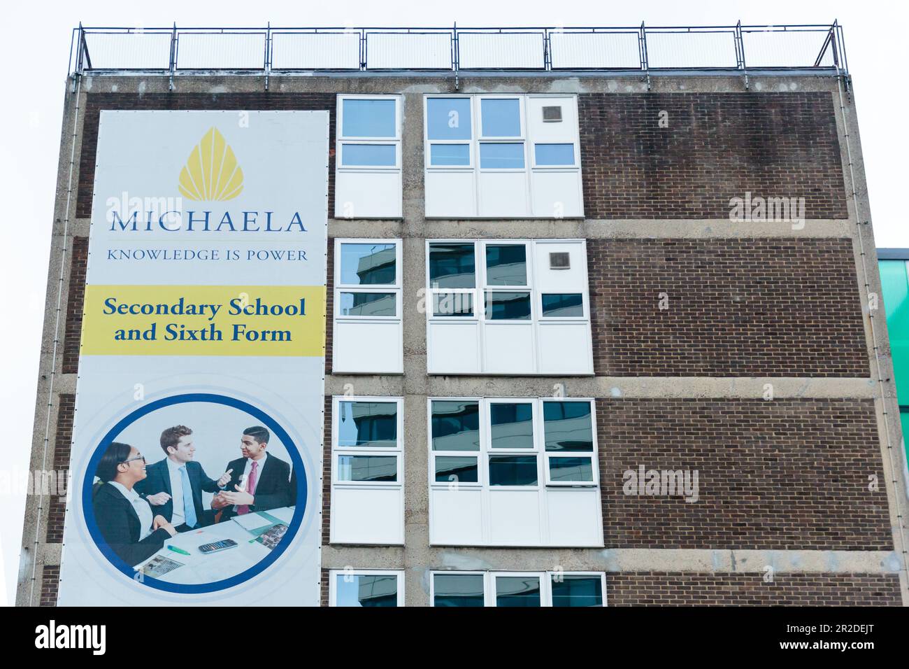 Michaela Community School, Wembley, Brent, UK. 18th May 2023. Exterior ...